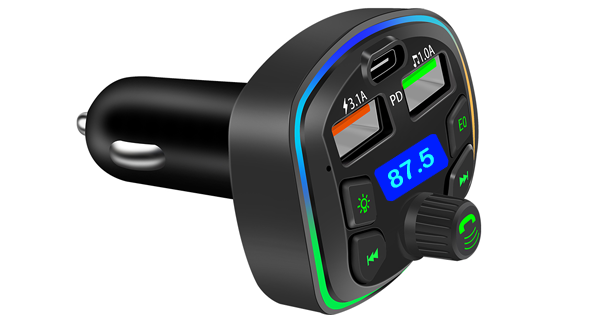 Toptan - Subzero Fm55 18W PD Şarj Özellikli Bluetooth Fm Transmitter